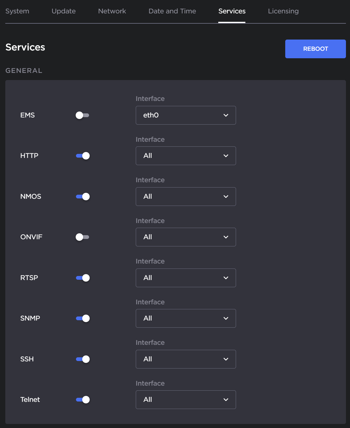 Configuring NMOS